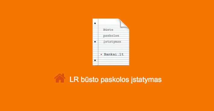 Būsto paskolos įstatymas